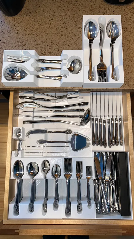 SweatPea Silverware Drawer by efelton | Download free STL model | Printables.com