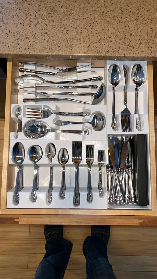 SweatPea Silverware Drawer by efelton | Download free STL model | Printables.com