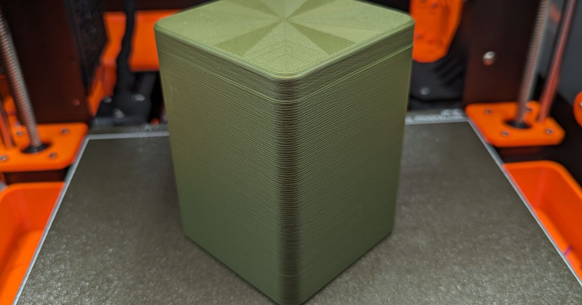 Square Box by waxou | Download free STL model | Printables.com