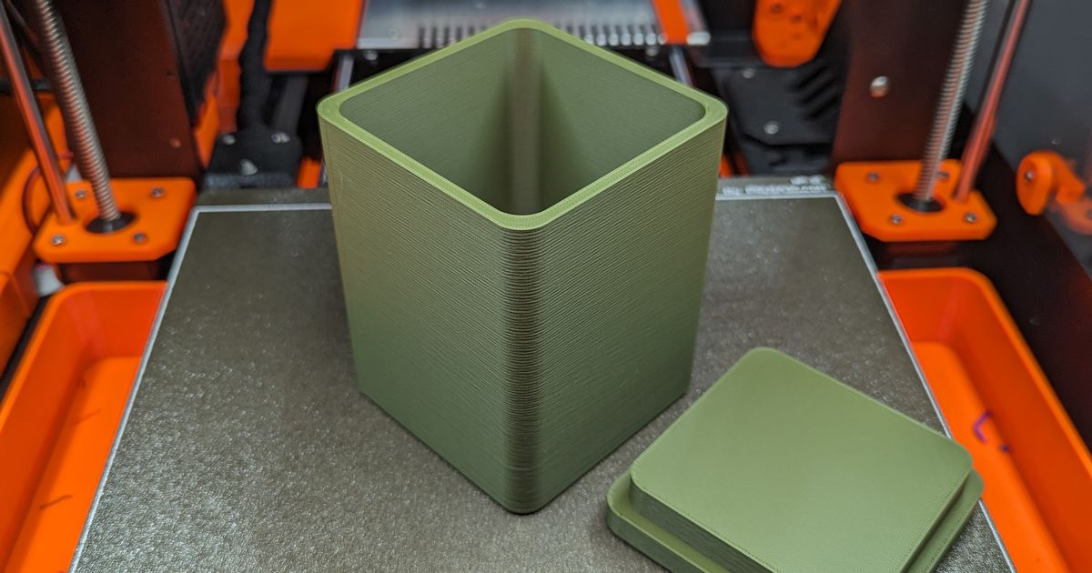 Square Box by waxou | Download free STL model | Printables.com