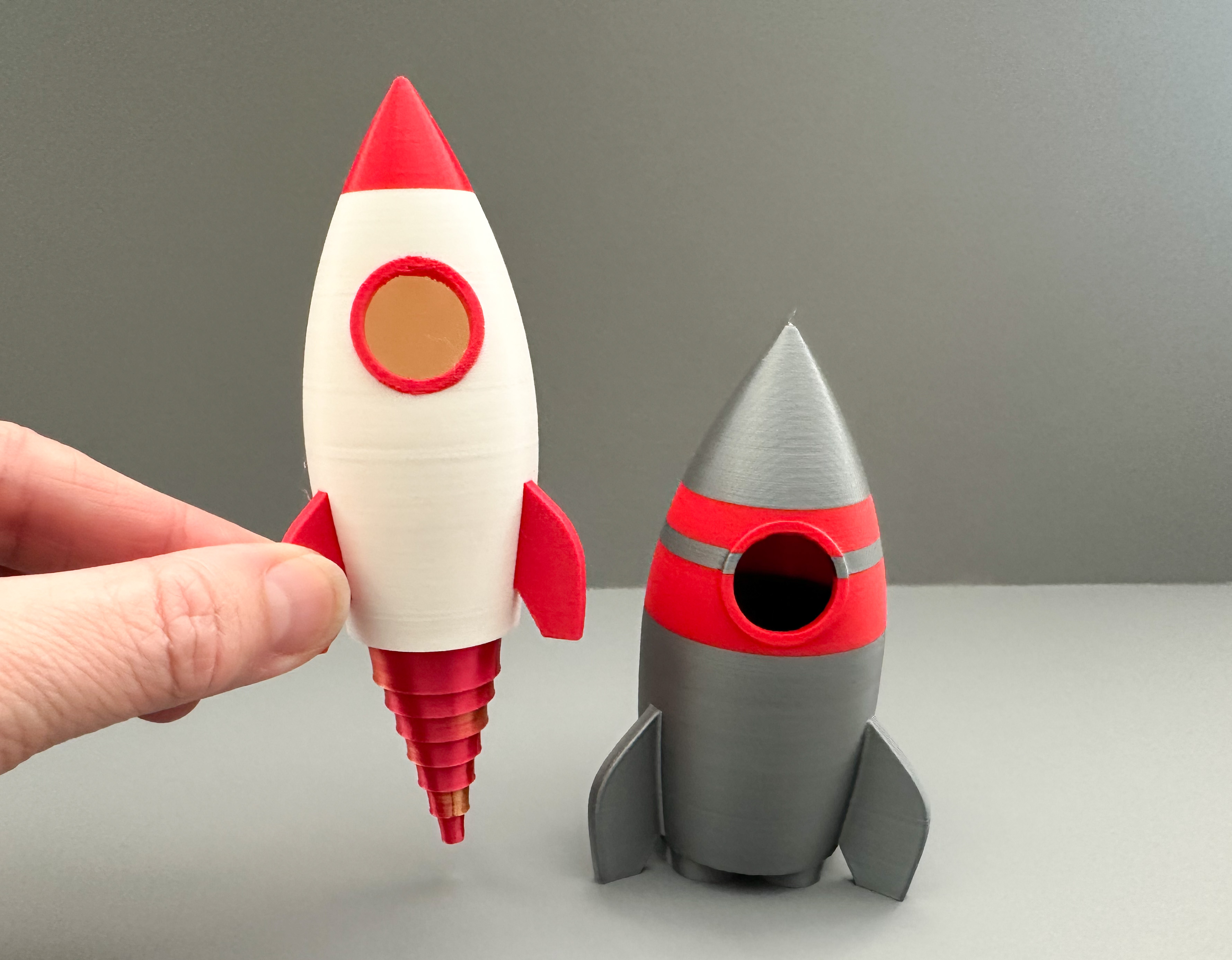 Rocket with Boosters (2 Sizes) by 3DPmom | Download free STL model ...
