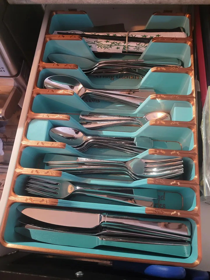 Silverware Organizer by QBasicer | Download free STL model | Printables.com