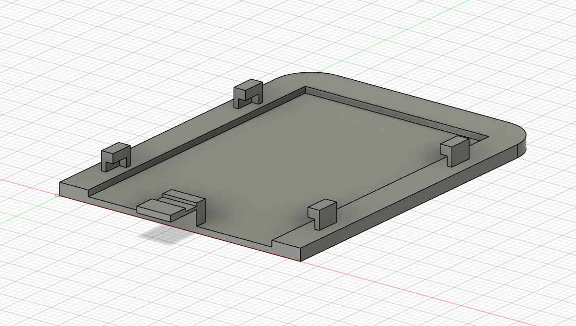 Philips TV remote battery cover backplate by AntonHage | Download free ...