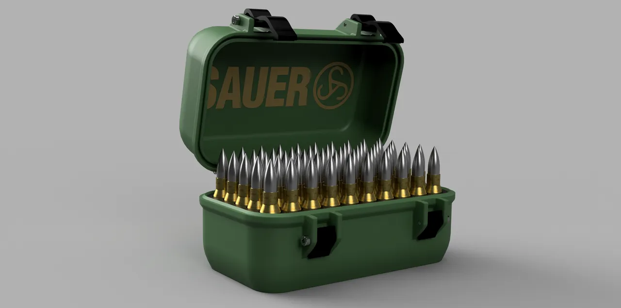 .308W Sauer ammo box by Tomson Design | Download free STL model ...