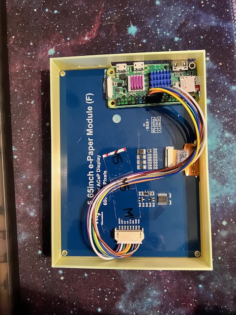 Waveshare 5.65" 7 Color Photo Frame with pi0 by Meldrak | Download free ...