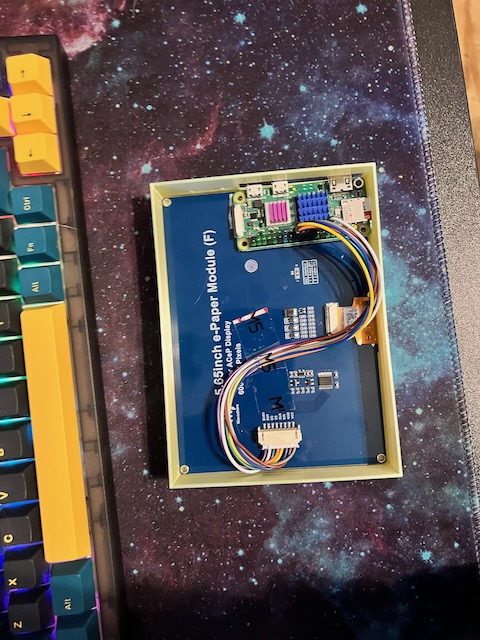 Waveshare 5.65" 7 Color Photo Frame with pi0 by Meldrak | Download free ...