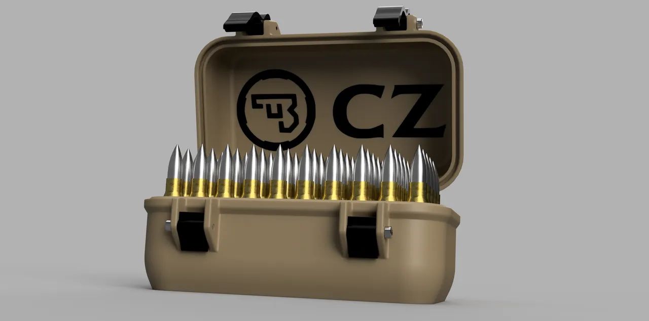 .308W CZ ammo box by Tomson Design | Download free STL model ...