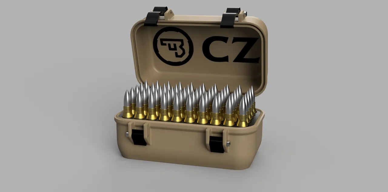 .308W CZ ammo box by Tomson Design | Download free STL model ...