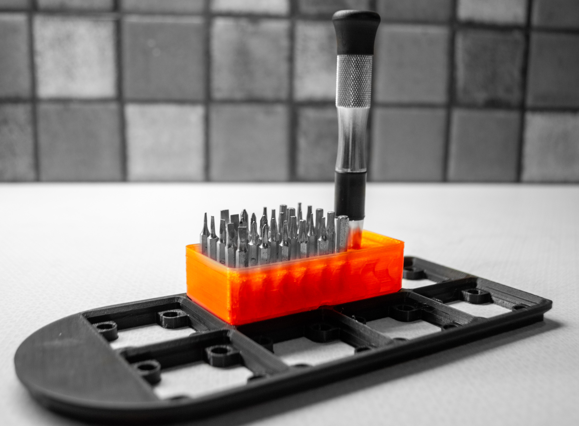 Gridfinity Mini Bit and Screwdriver Holder 2x1 par Herbert Rusznak ...