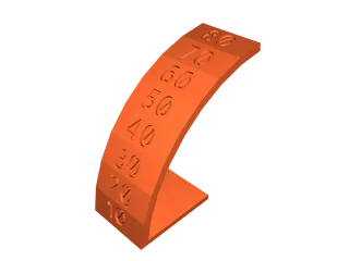 Overhang Test V2 (Thin) by Kyle | Download free STL model | Printables.com