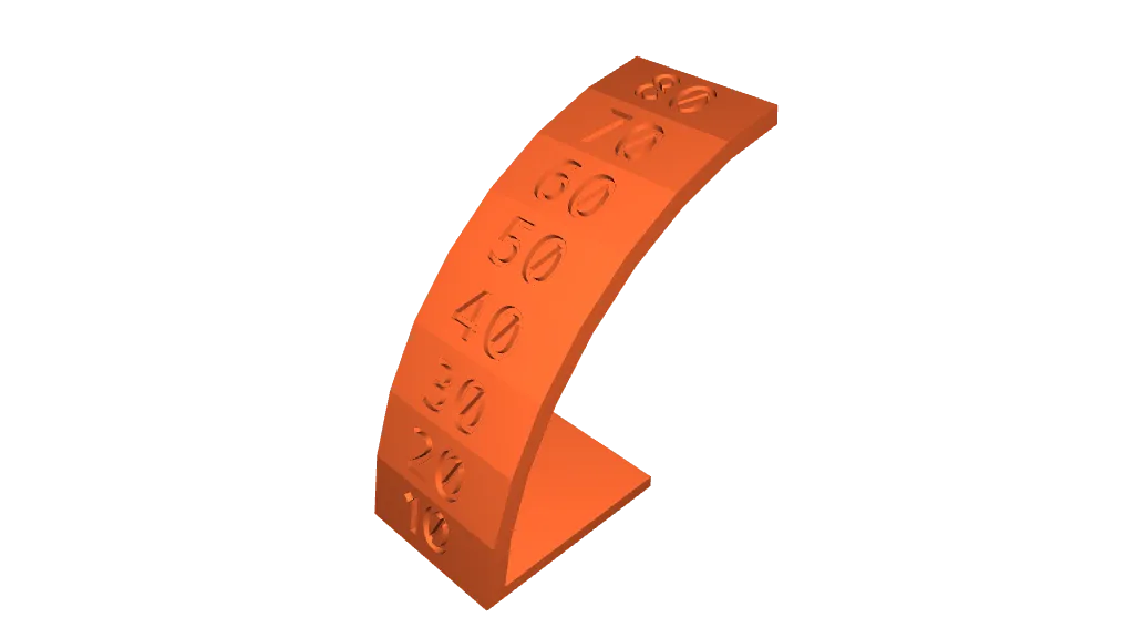 Overhang Test V2 (Thin) by Kyle | Download free STL model | Printables.com