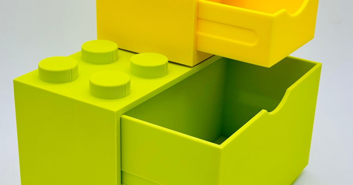 Parametric Brick Stackable Desk Boxes by Iguanahotsauce | Download free ...