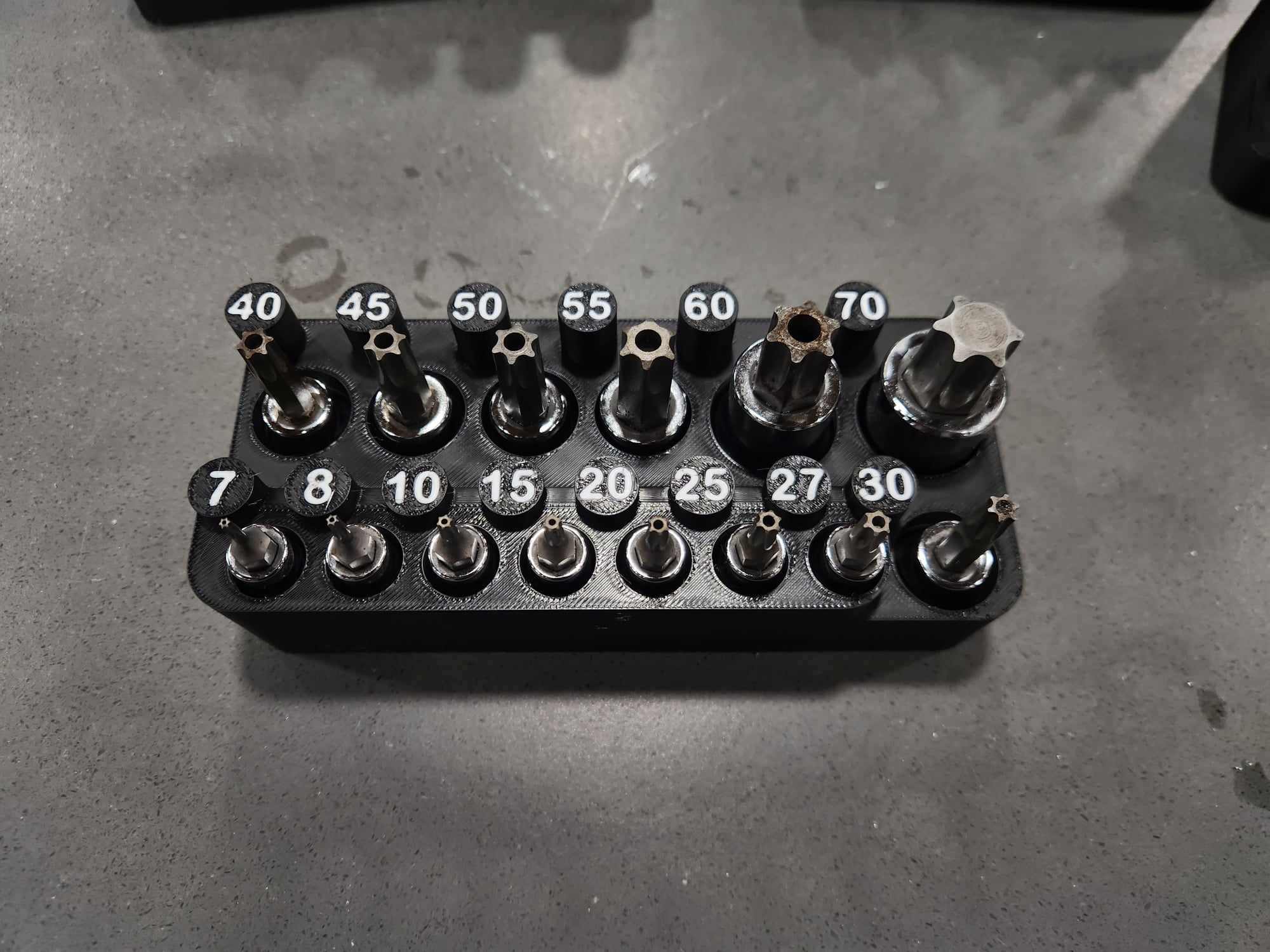 Torx Socket Organizer por Devin McGrath | Descargar modelo STL gratuito ...