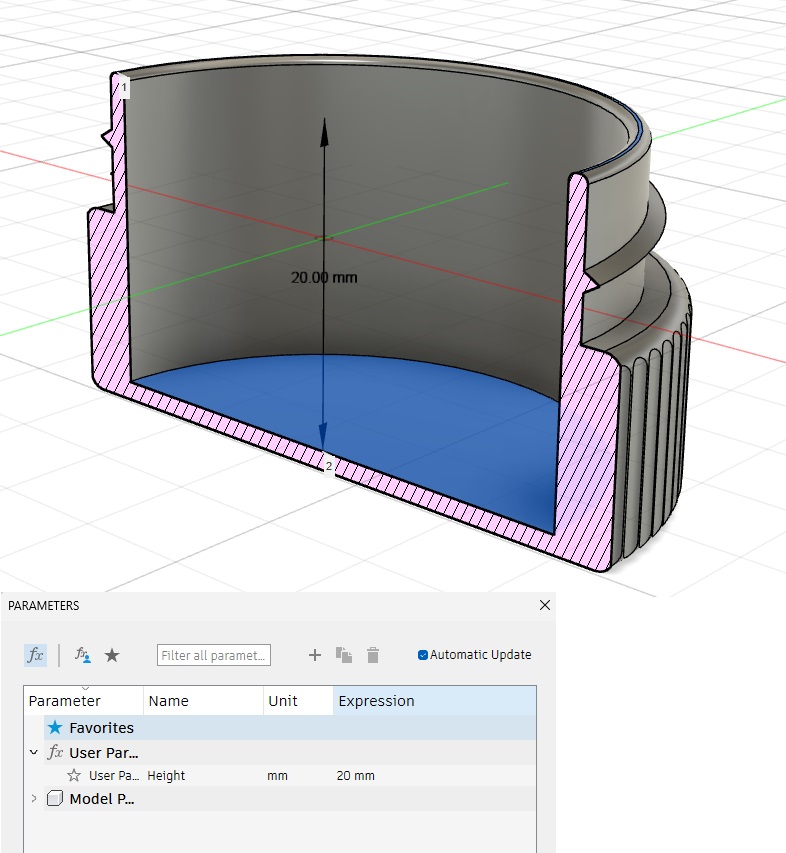 Tetra Pak CAP 40 mm container FUSION 360 parametric by Novator | Download free STL model ...