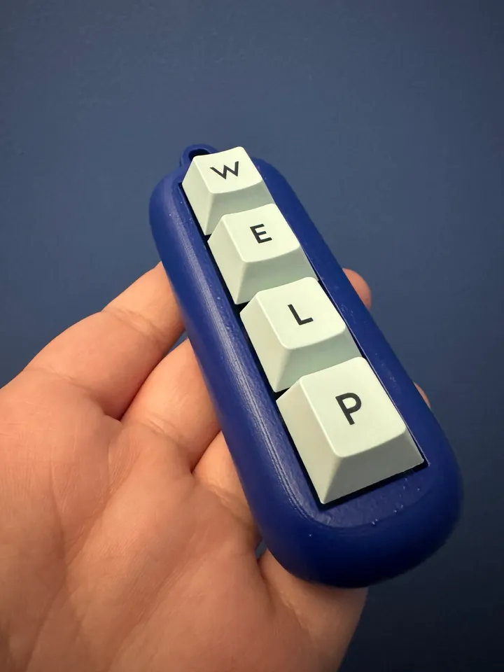 Keyboard Fidget Switch Tester Keychain by SpeedAsian | Download free ...