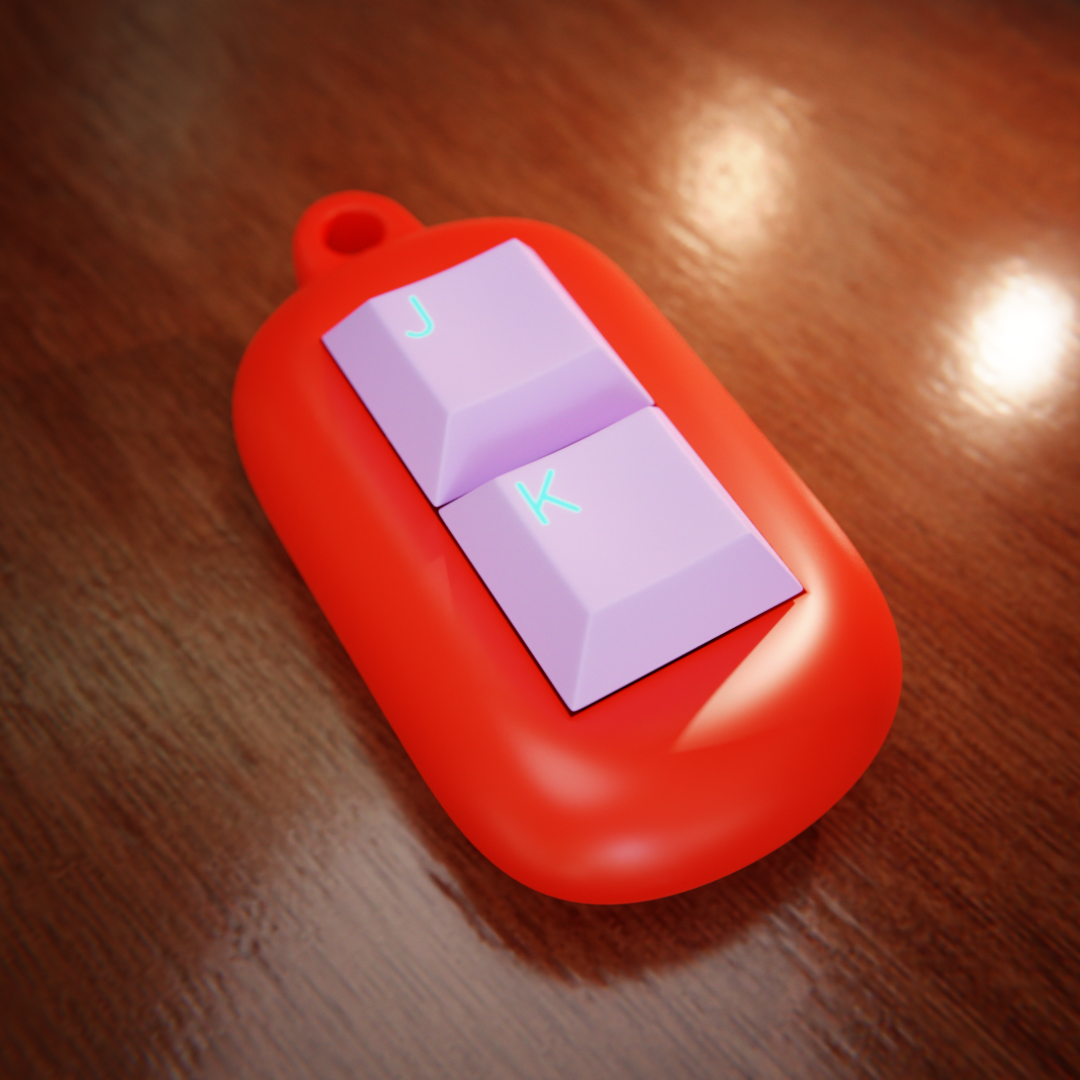 Keyboard Fidget Switch Tester Keychain by SpeedAsian | Download free ...