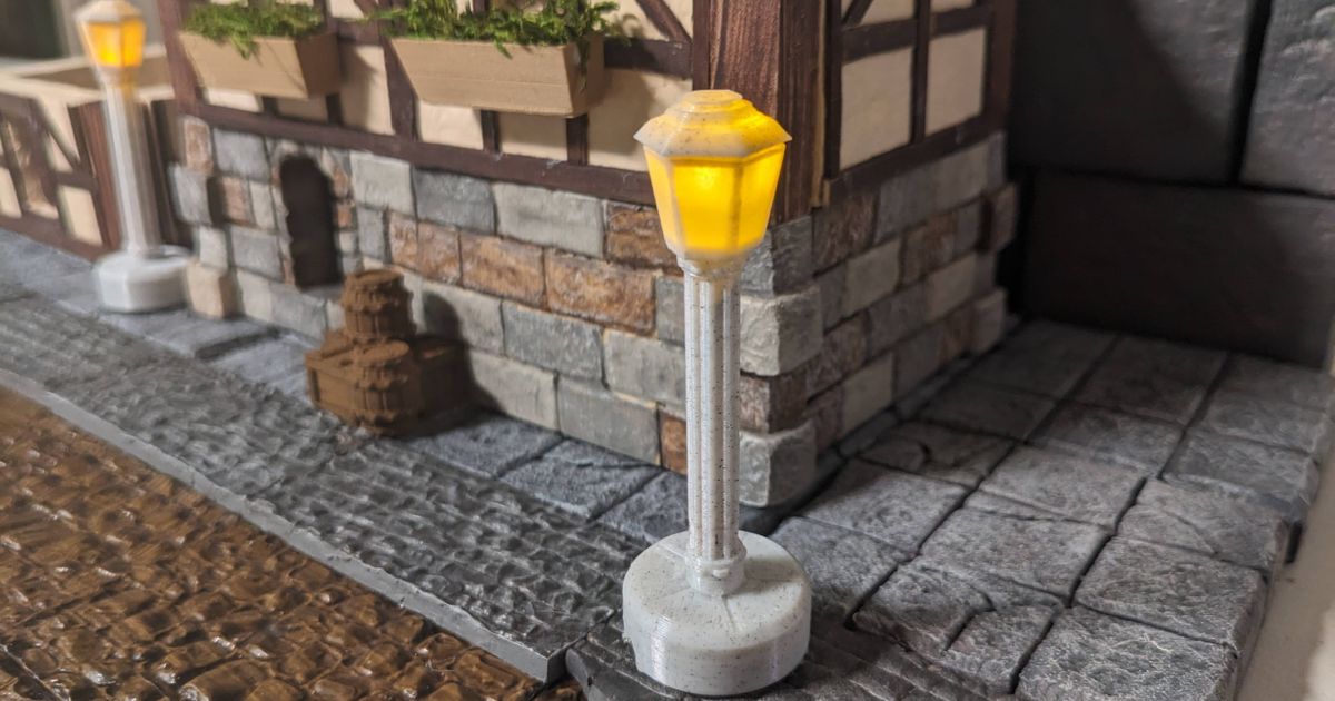 LED Lamp Post Scatter for DnD por Ben Graham | Descargar modelo STL ...