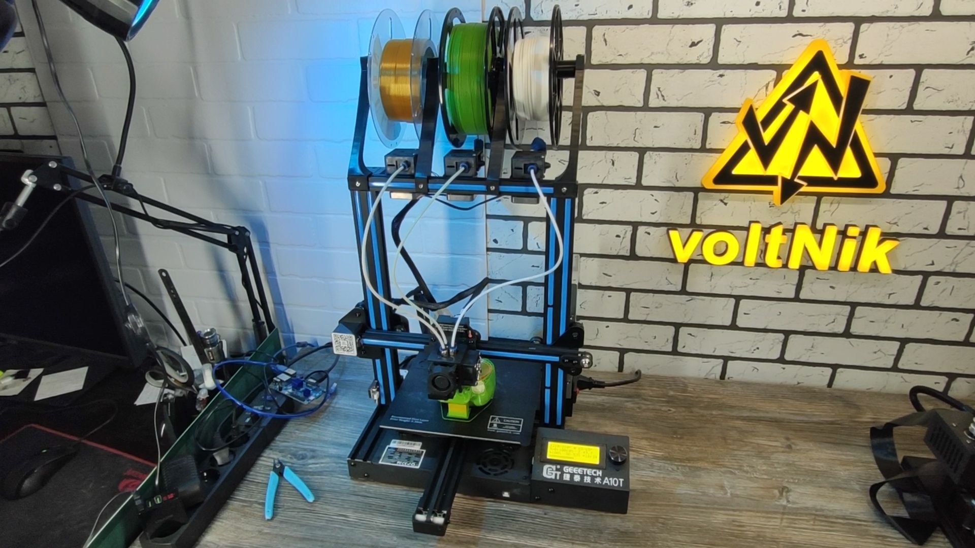 Geeetech A10T triple spool holder - Top mount by DeeeezNuts | Download ...