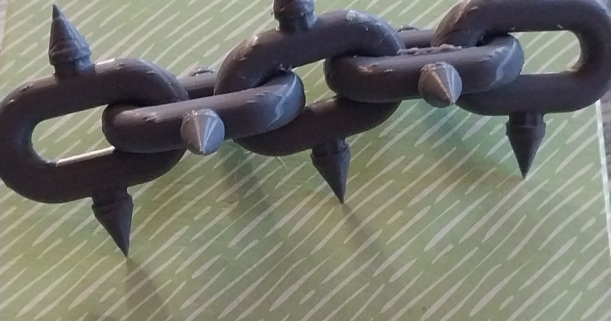 Spiked Chains by NekidPopaMakin | Download free STL model | Printables.com
