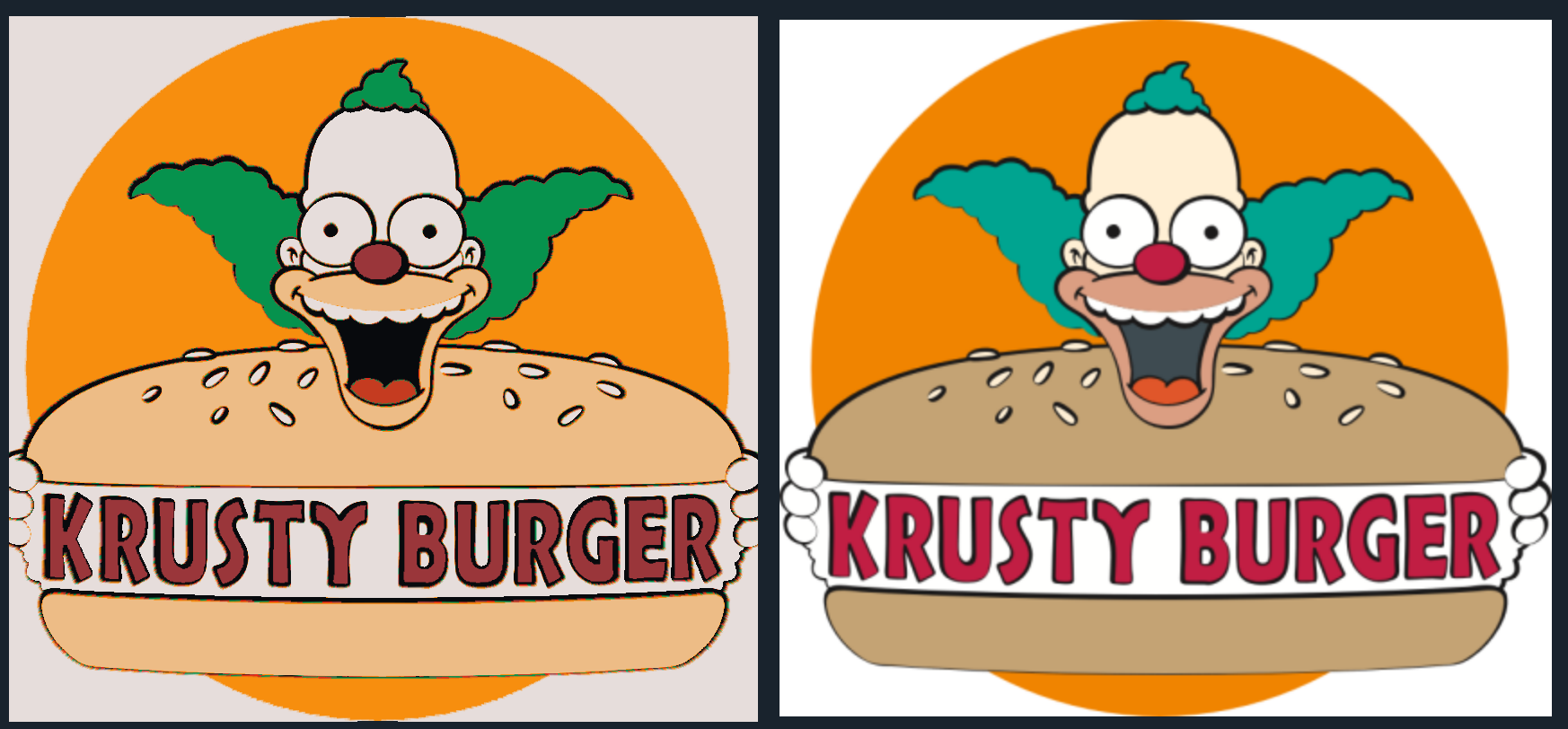 Krusty Burger Logo - Hueforge by Pachyderm | Download free STL model ...