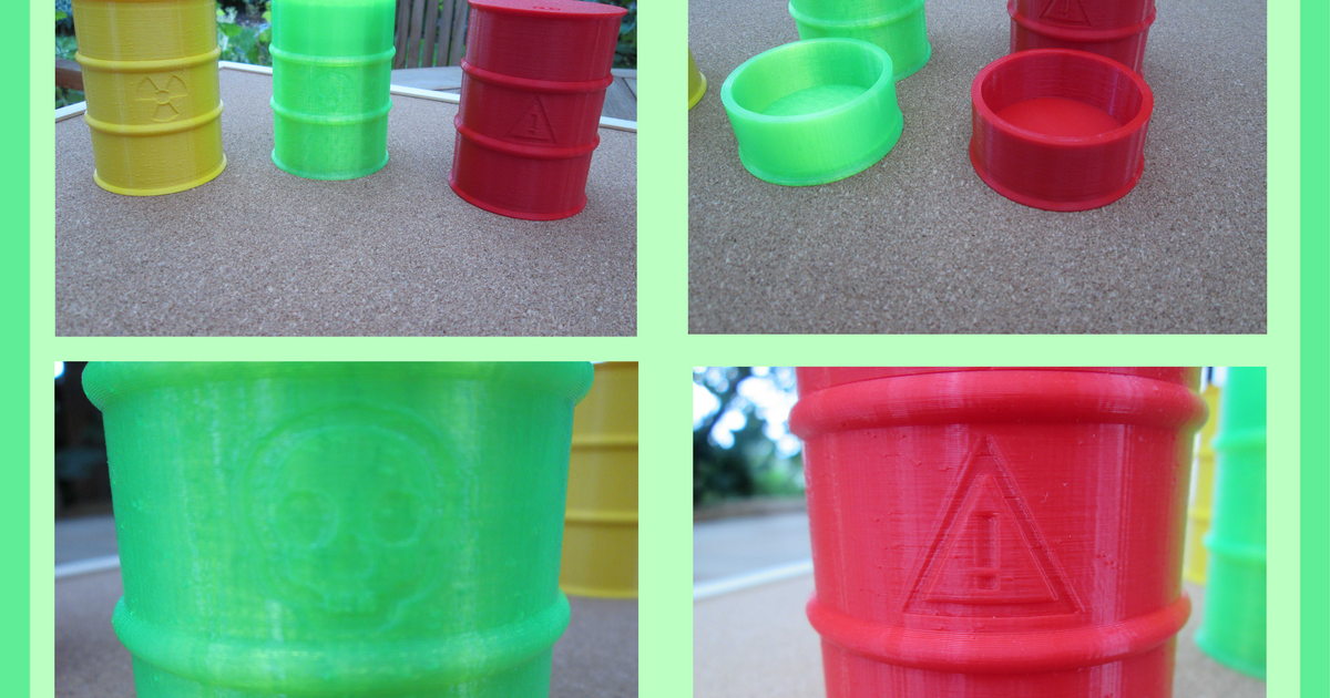 Box in the shape of a barrel by MrHanjak | Download free STL model ...