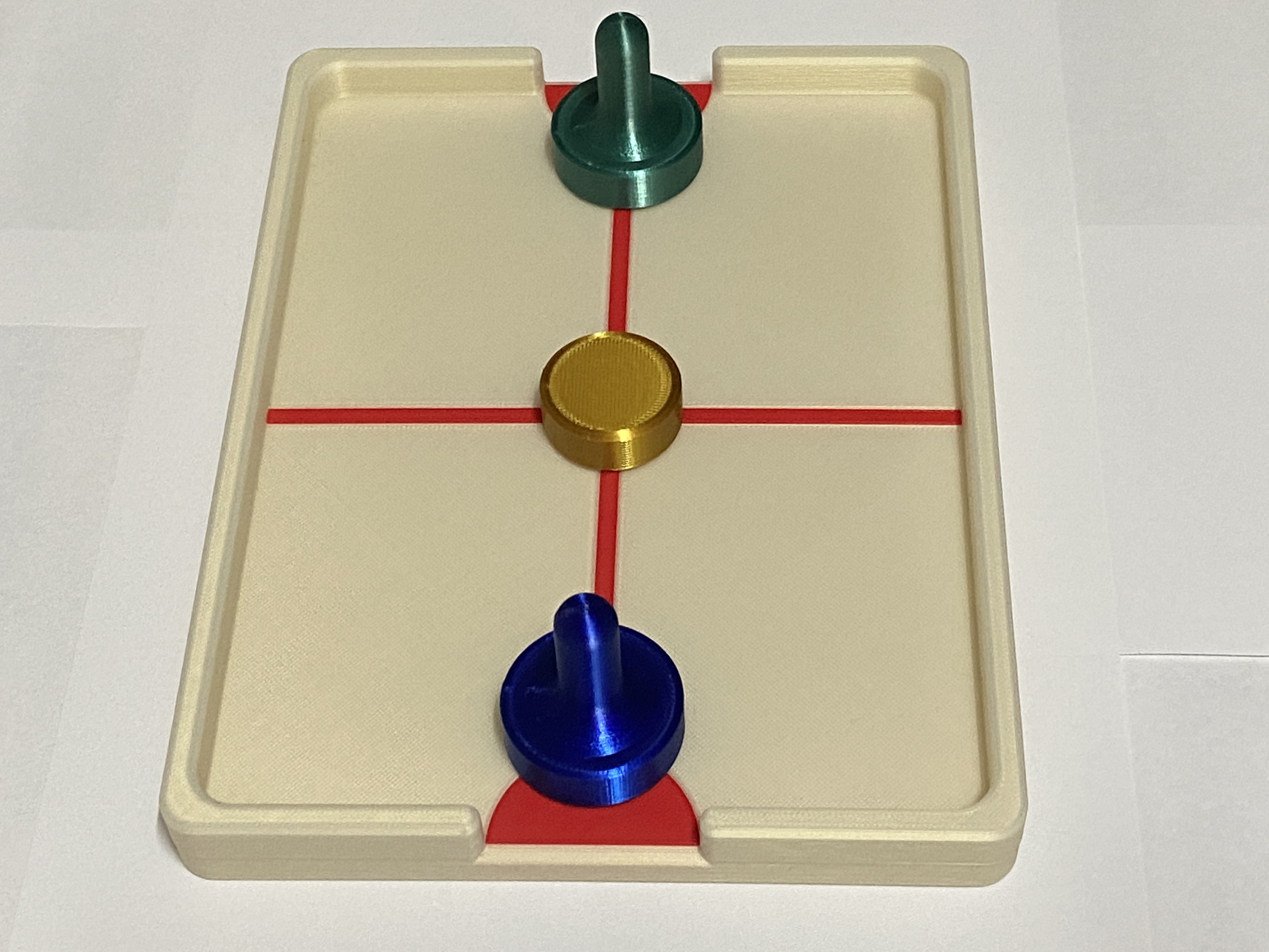 Tabletop Push Puck Paddle Game by muddymaker | Download free STL model ...