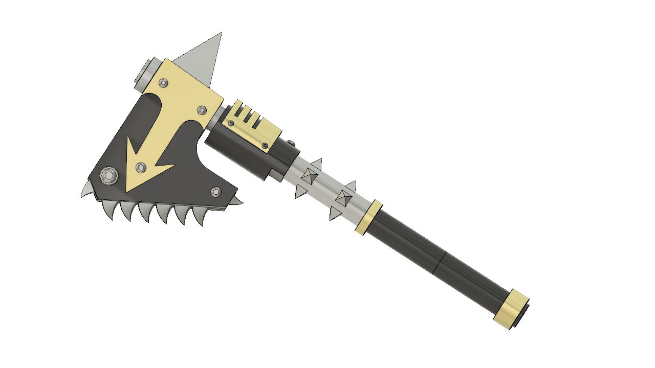 Warhammer 40k Chainaxe by WF3D | Download free STL model | Printables.com