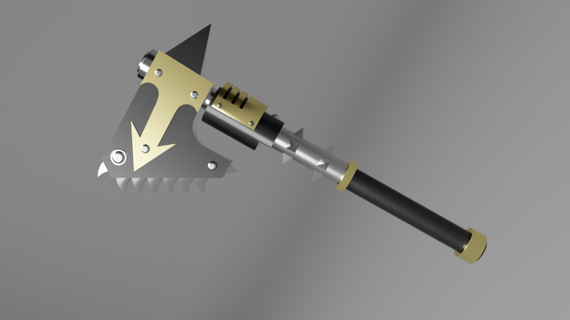 Warhammer 40k Chainaxe by WF3D | Download free STL model | Printables.com
