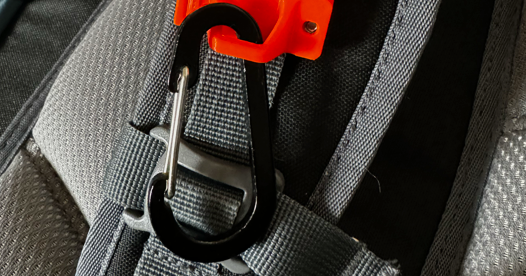 Backpack attachment loop for nylon strap by JCJ | Download free STL ...