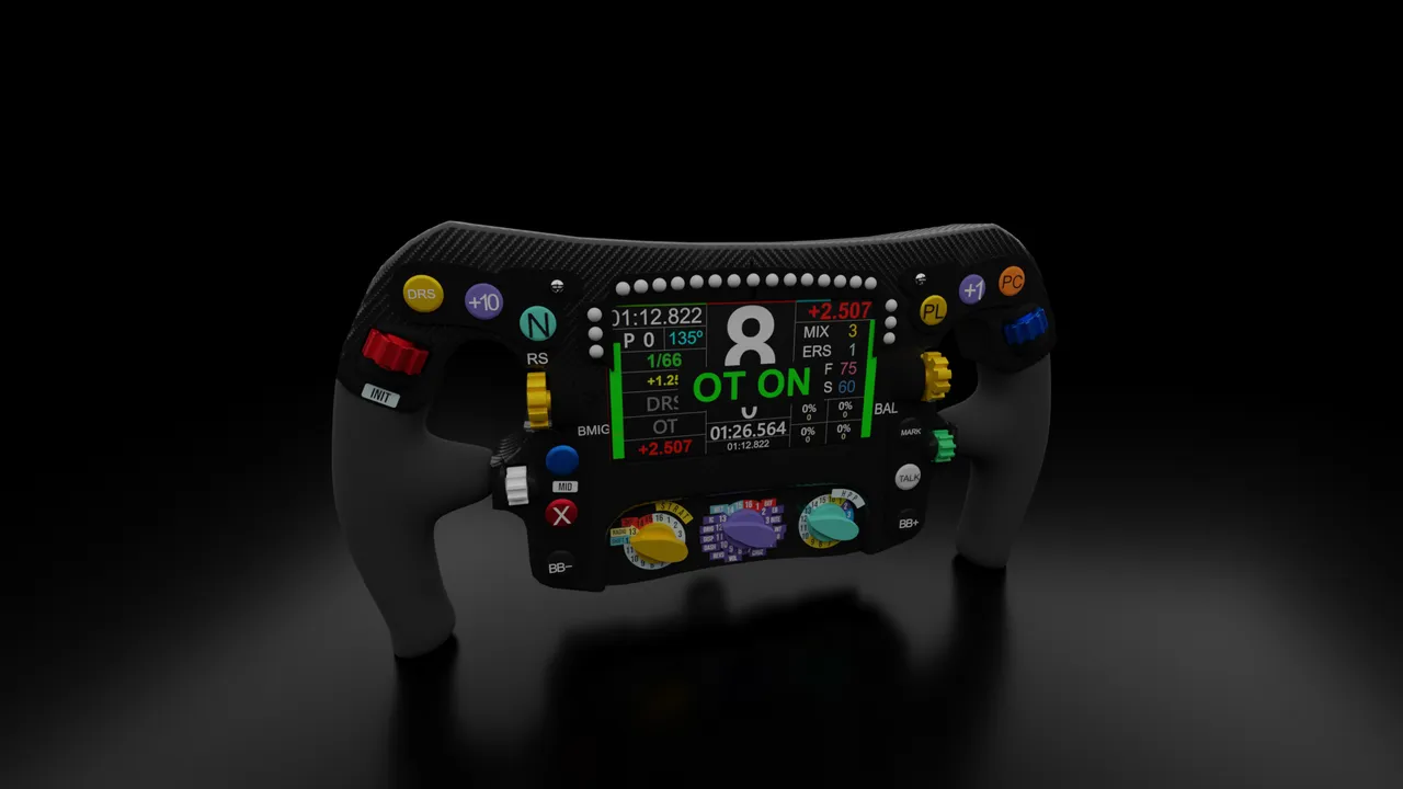 F1 MERCEDES STEERING WHEEL by Asier Etxebarria | Download free STL ...