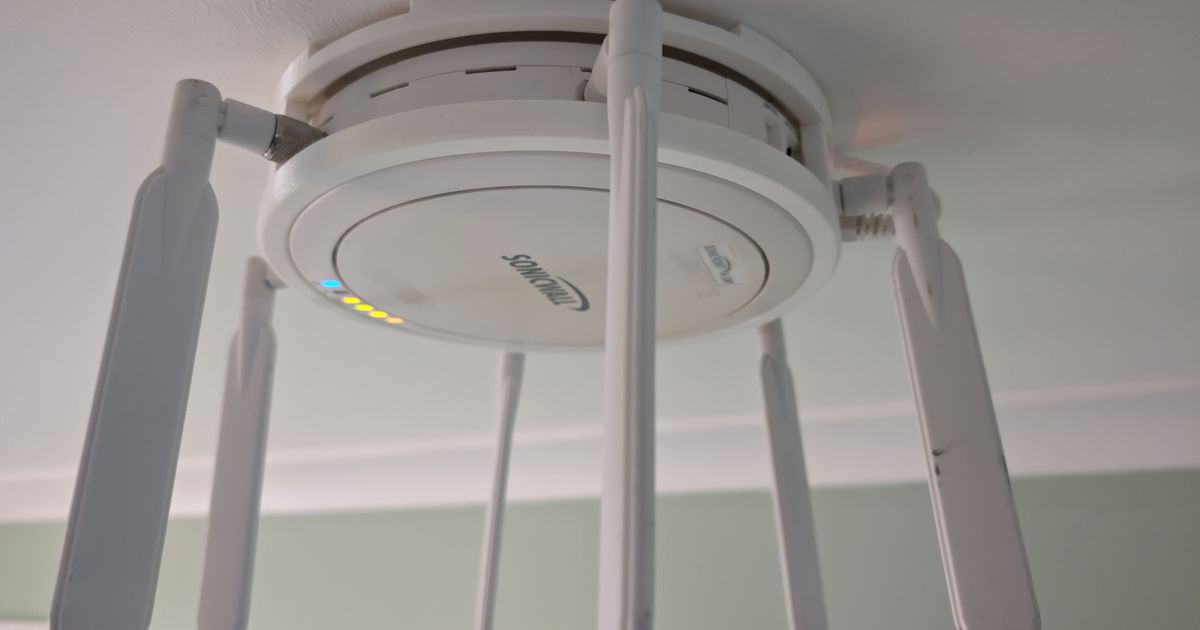 SonicPoint WAP Mount by TheCleaner | Download free STL model ...