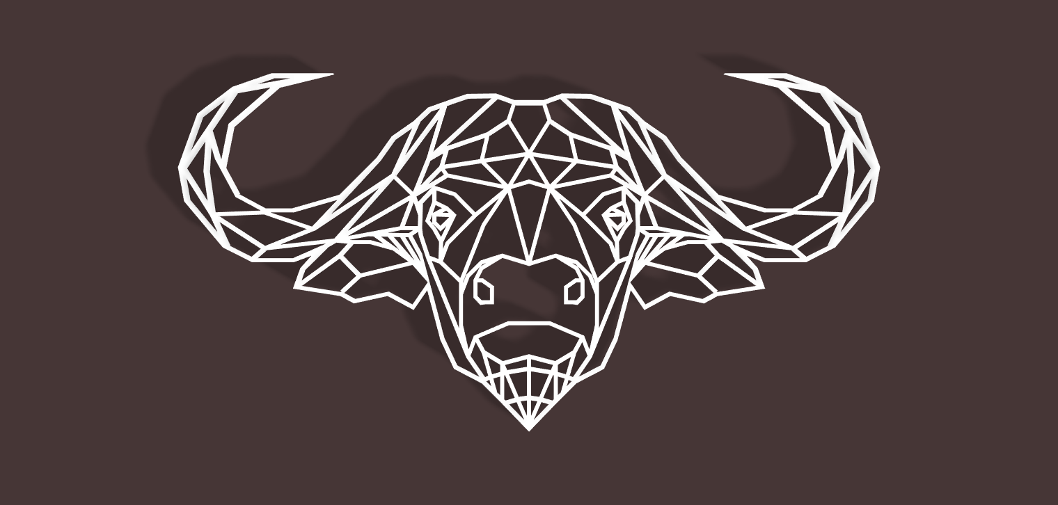 Geometric Buffalo by PSHE CIONG | Download free STL model | Printables.com