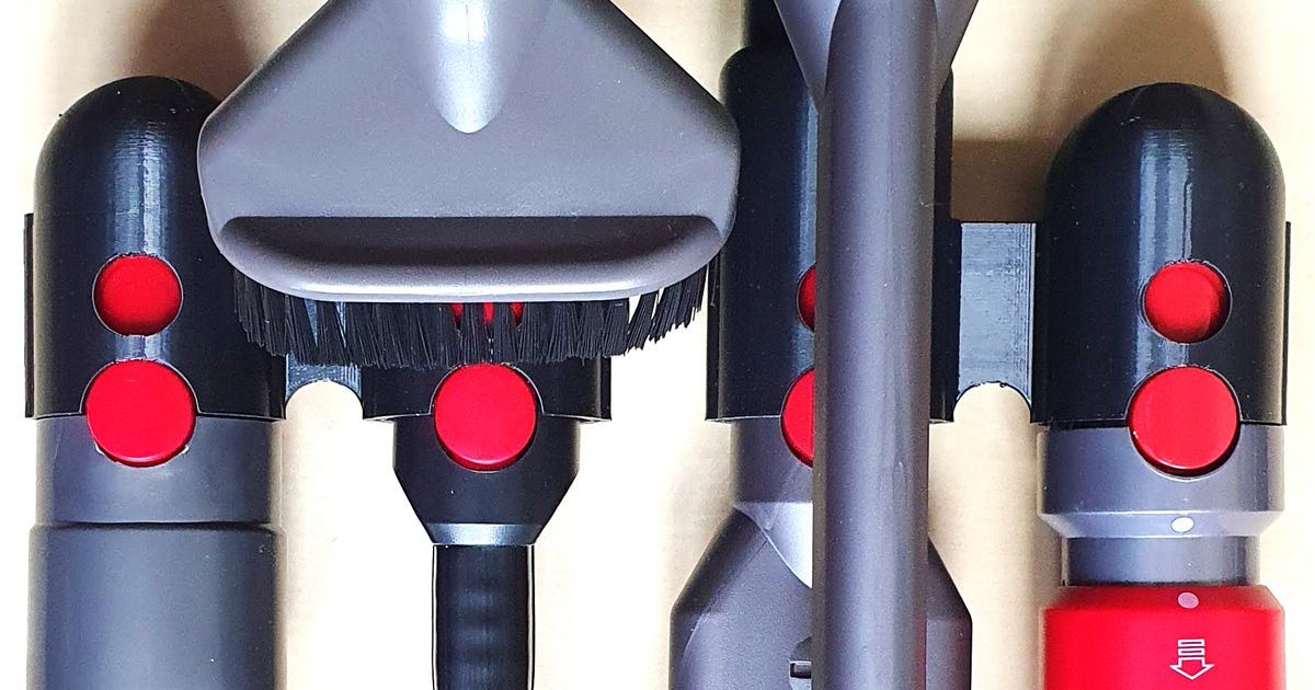 Dyson V12 Slim accessories tree by marius_ciolacu | Download free STL ...