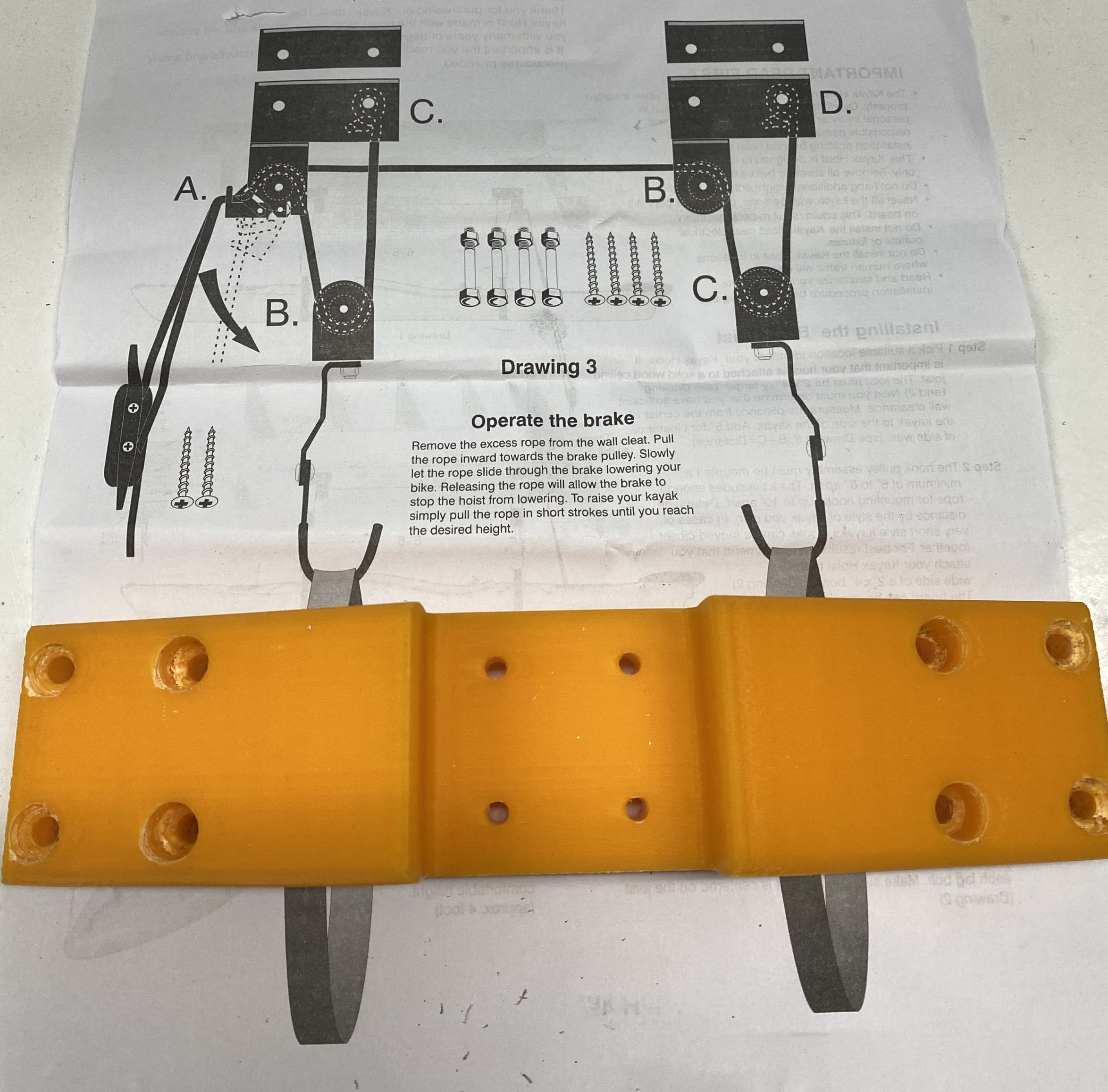 Bike Hanger with Linear Rail by Tritschi | Download free STL model | Printables.com