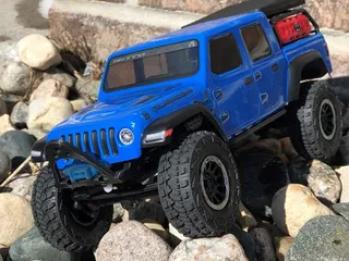 SCX24 Jeep Wrangler Gladiator Scorpion Bumper For EcoPower_E-Max ...