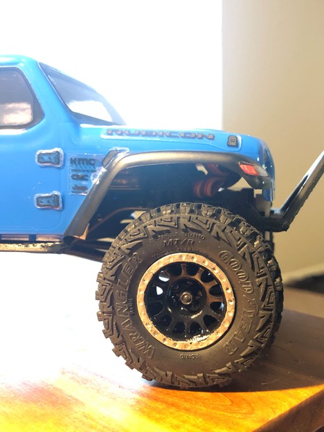 SCX24 Jeep Wrangler Gladiator Scorpion Bumper For EcoPower_E-Max ...