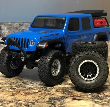 SCX24 Jeep Wrangler Gladiator Scorpion Bumper For EcoPower_E-Max ...