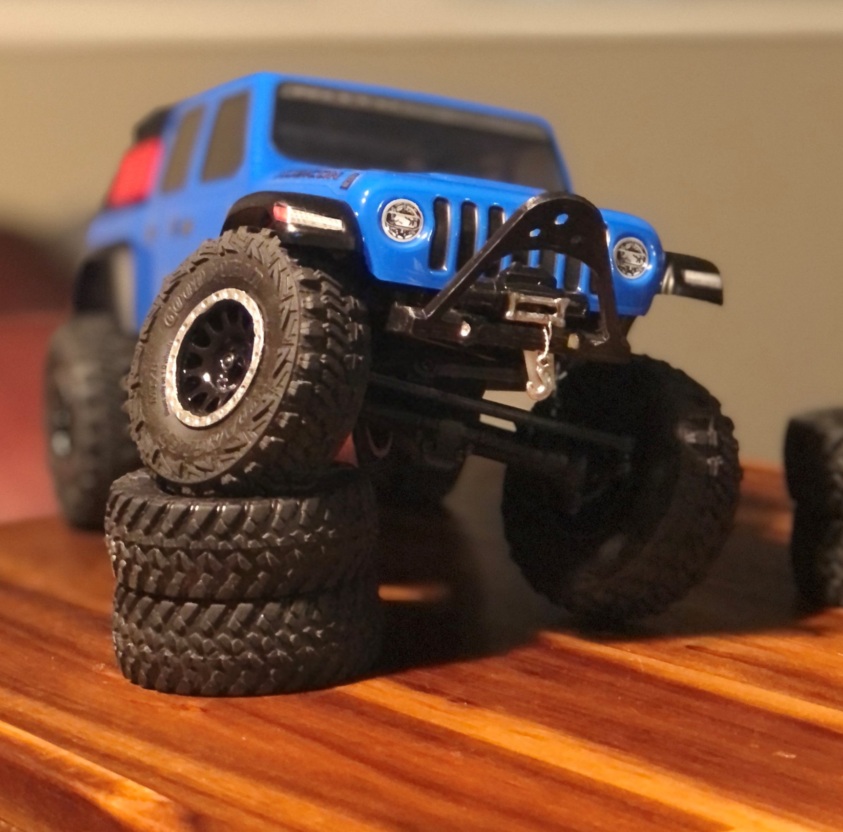 SCX24 Jeep Wrangler Gladiator Scorpion Bumper For EcoPower_E-Max ...