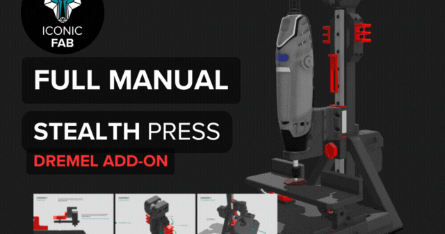 Full Manual for Stealth Press Dremel Add-On + Special complimentary sandwich plate model by ...