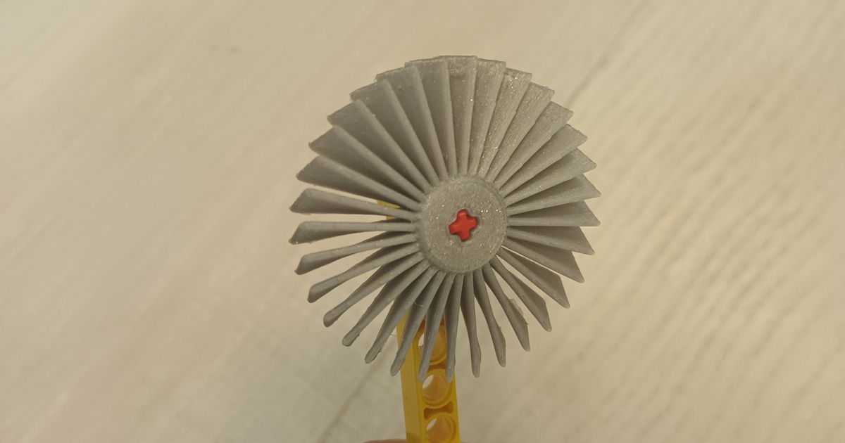 lego technic compatible airplane style turbine by LargeMollusk91_3D ...