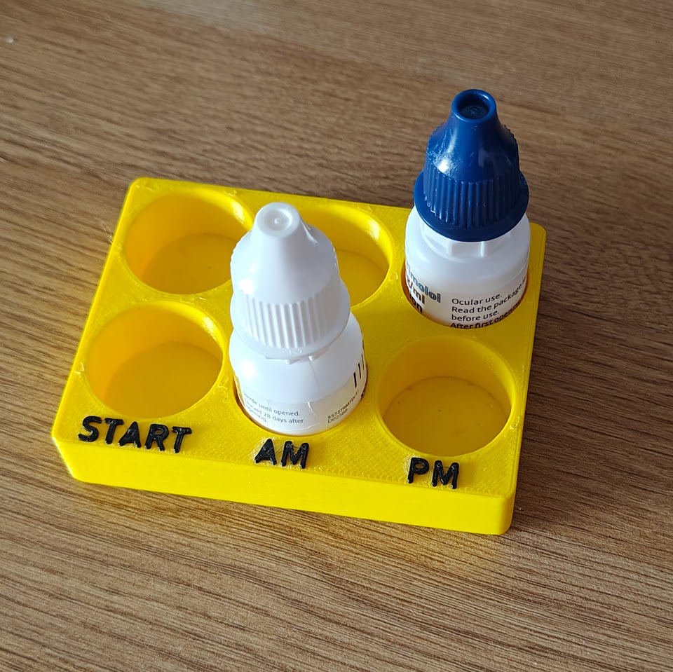 Eyedrops Organizer by anomalous_cowherd | Download free STL model ...