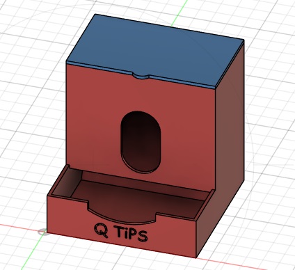 Q Tips Behälter by Robbycor | Download free STL model | Printables.com