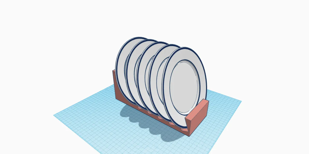 Stand for plates and cutlery by tinkerman214 | Download free STL model ...