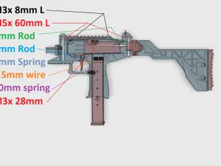 uzi by oliwier | Download free STL model | Printables.com