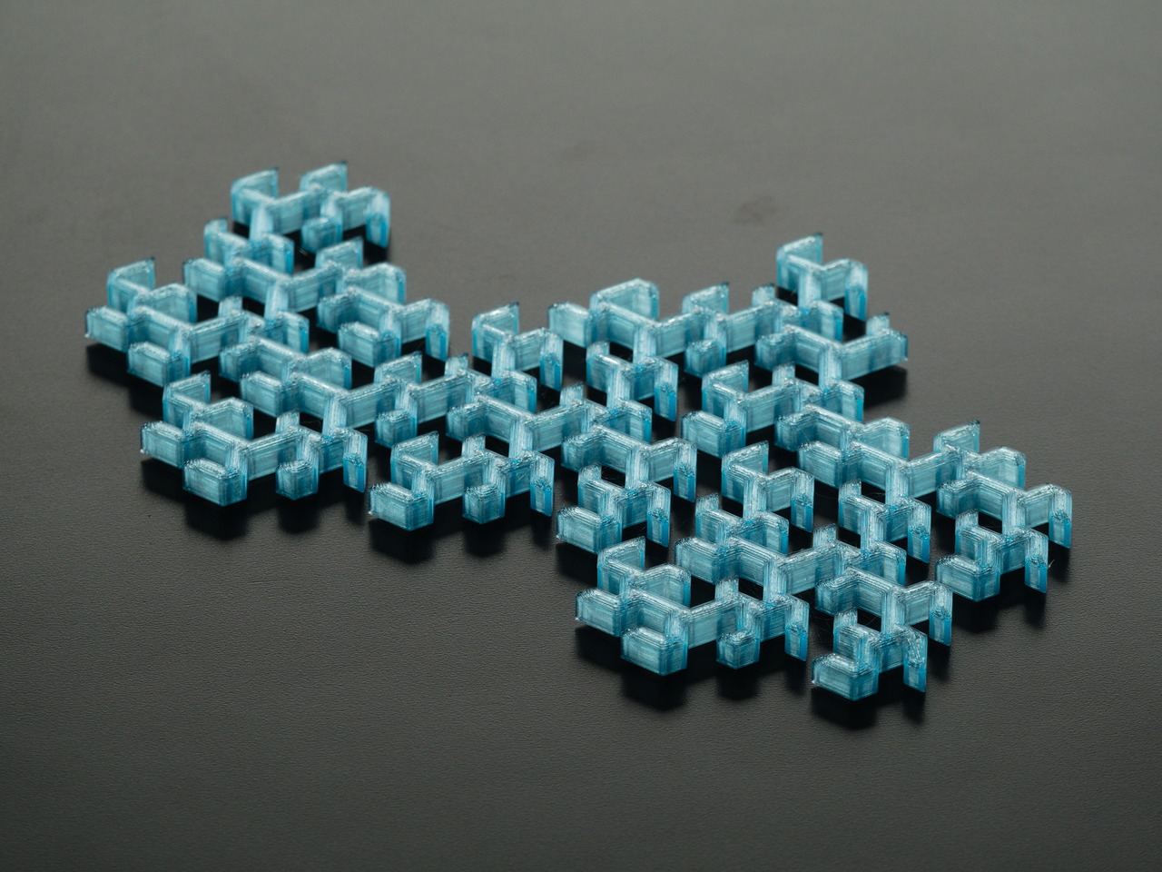 Flowsnake Fractal Puzzle by Svw | Download free STL model | Printables.com