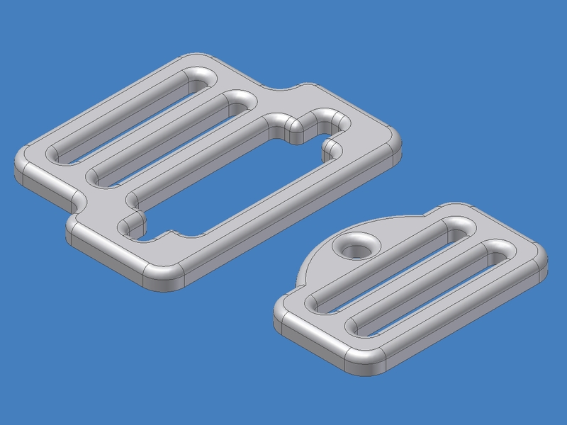 Buckle for 40mm Webbing by hypertrax | Download free STL model ...