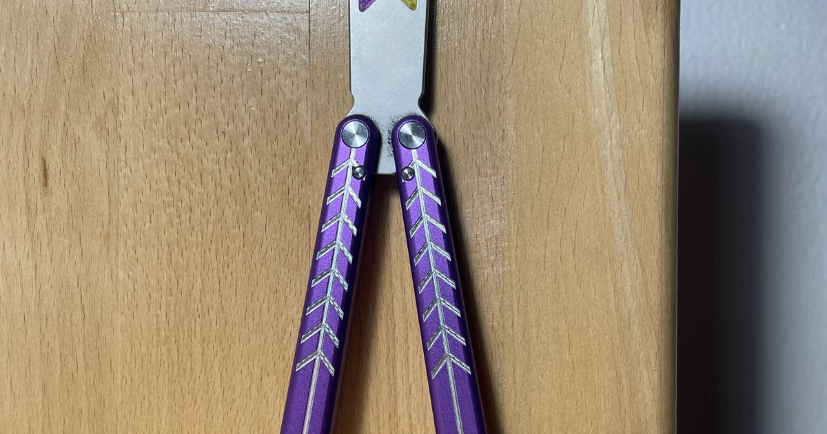 The Vulp Balisong inserts by Noobie | Download free STL model ...