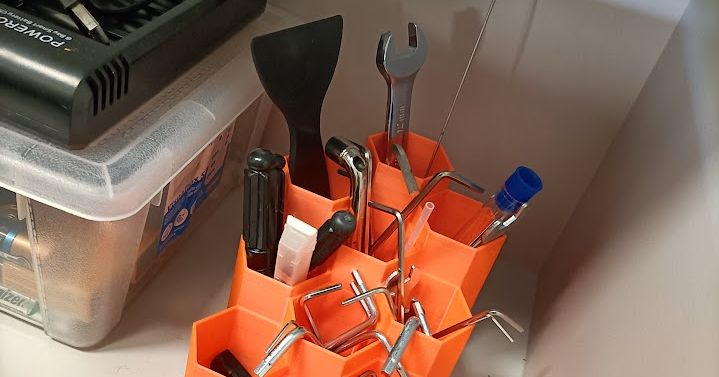 Hexagonal Tool Box 2.0 by Mark Hawks | Download free STL model ...
