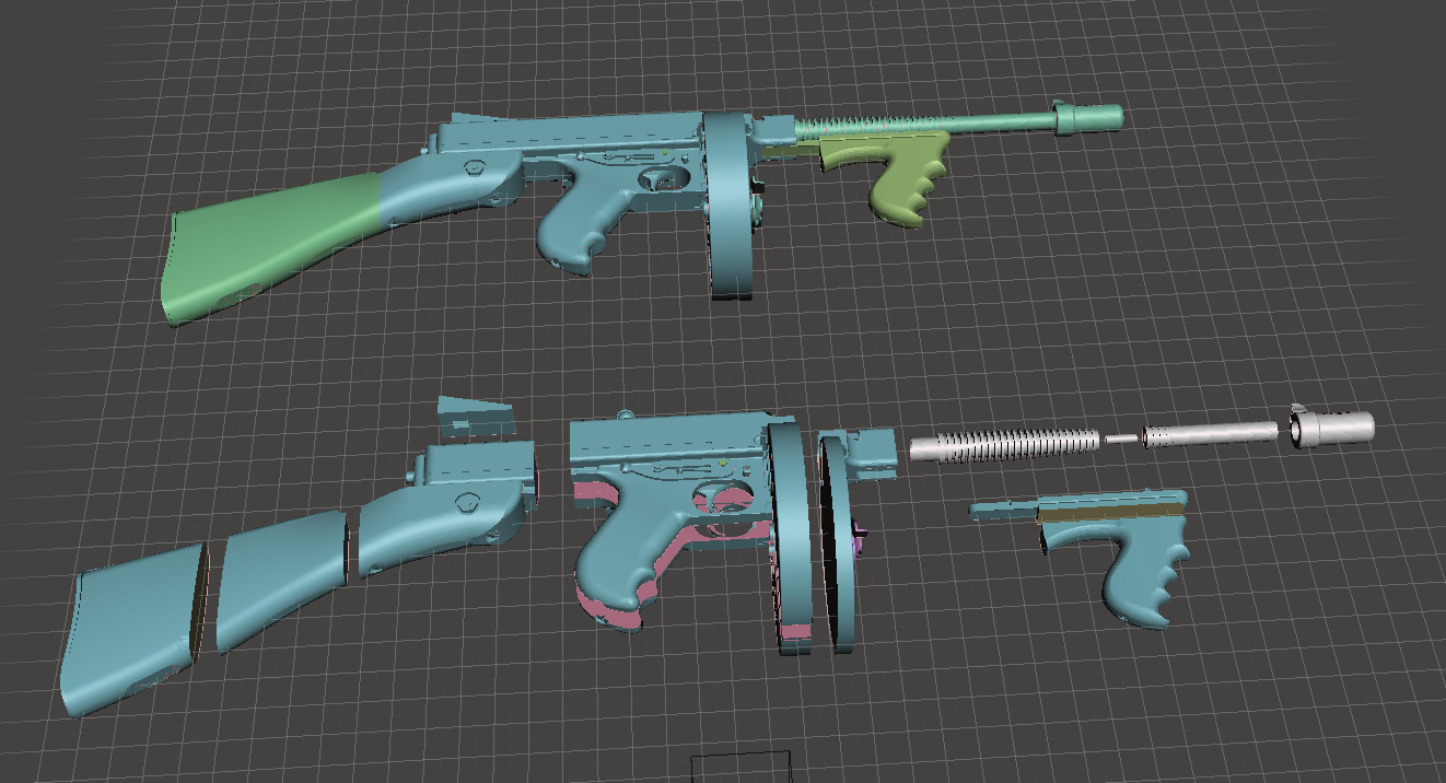 Thompson Submachine Gun by gun creator | Download free STL model ...