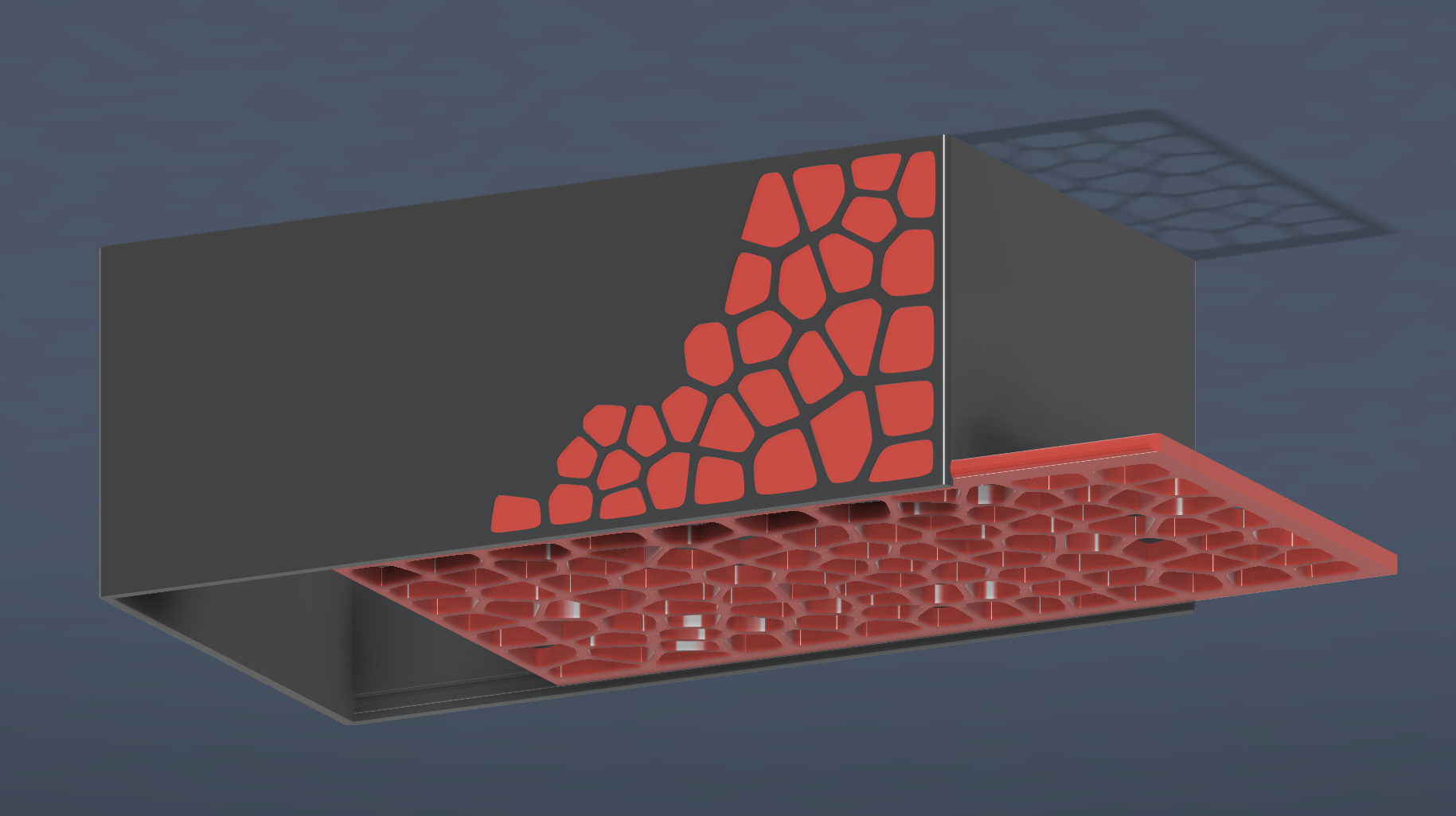 Voronoi Tissue Box Whit sliding bottom by Dima | Download free STL ...